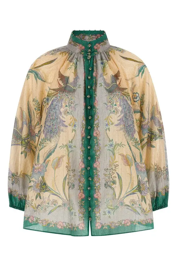 Zimmermann Indra Printed Blouse - Multi