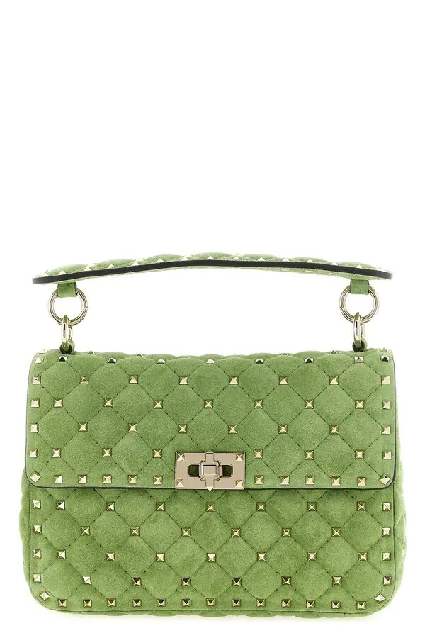Valentino Garavani Rockstud Spike Shoulder Bag - Green