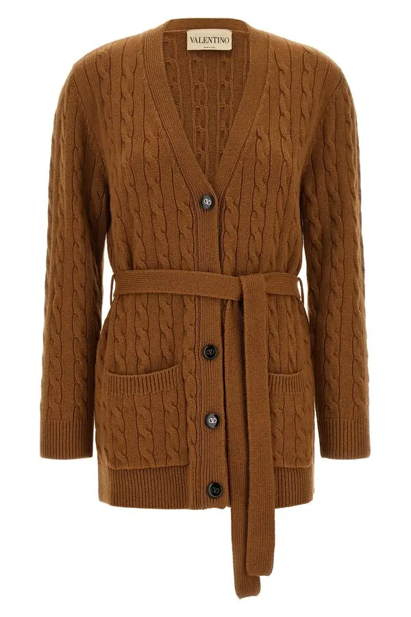 Valentino Garavani Vlogo Signature Cashmere Cardigan