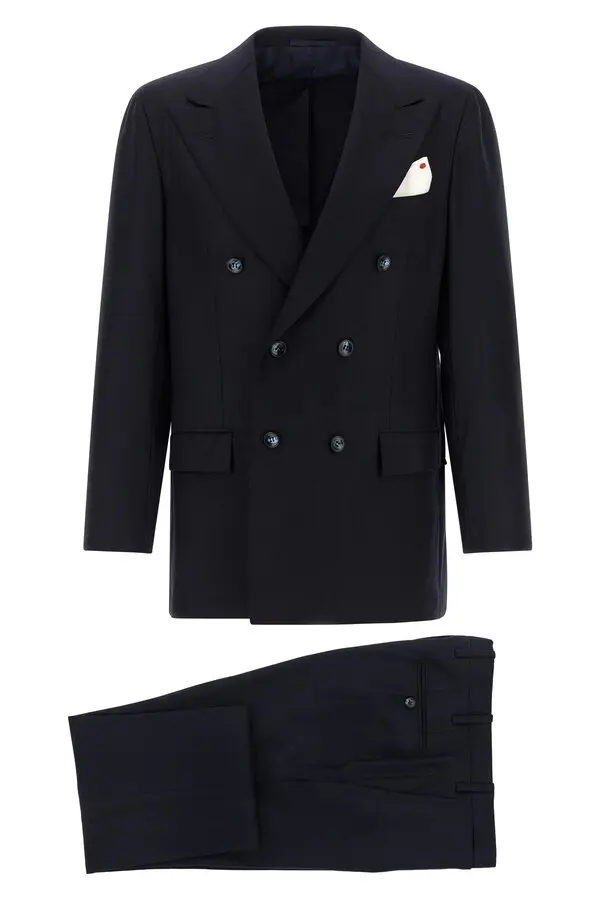 Kiton Virgin Wool And Cashmere Dress