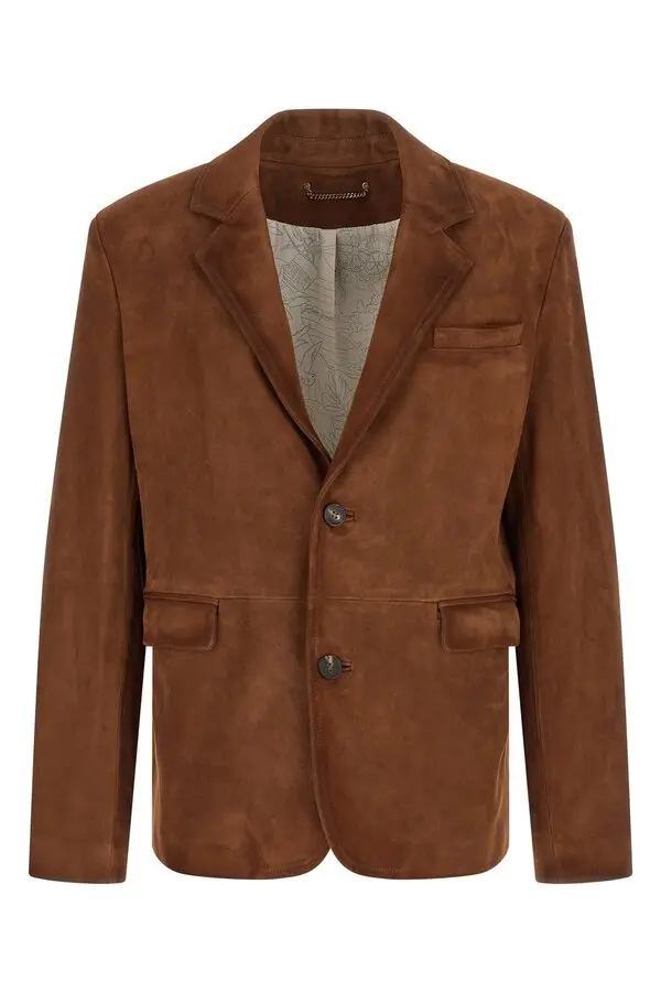 GOLDEN GOOSE Robyn Waxed Suede Blazer