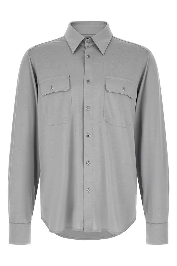 TOM FORD Military Shirt - Gray