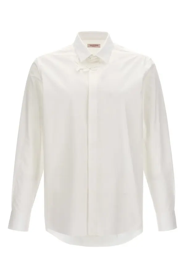 Valentino Garavani Shirt With Flower Patch