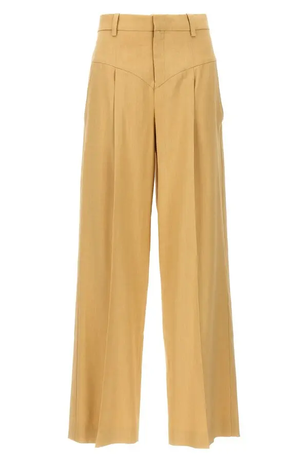 Isabel Marant Étoile Staya Hemp-blend Pants - Beige
