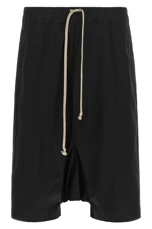 Rick Owens Cotton Poplin Bermuda Shorts