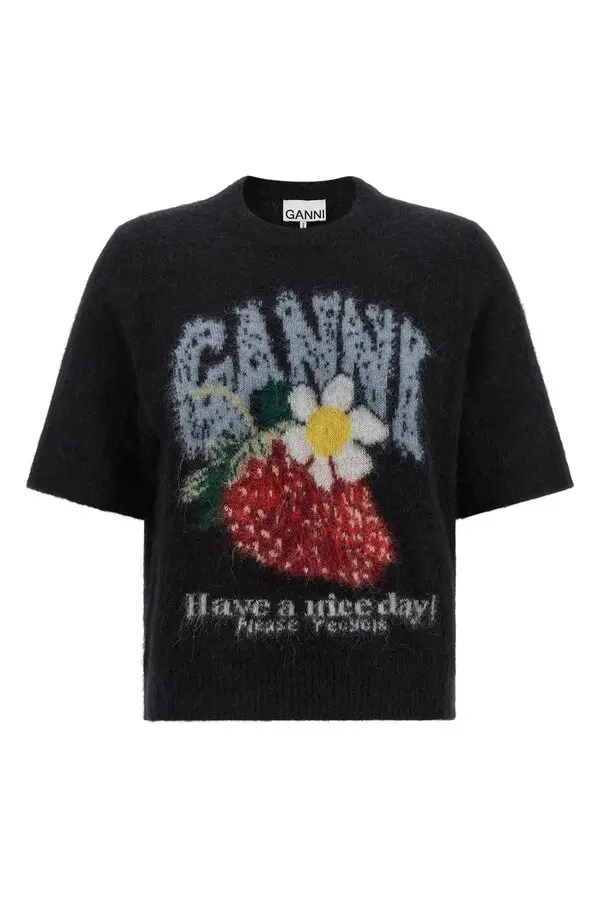 GANNI Strawberry' Sweater