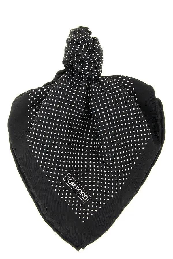 TOM FORD Silk Pocket Clutch Bag - Black
