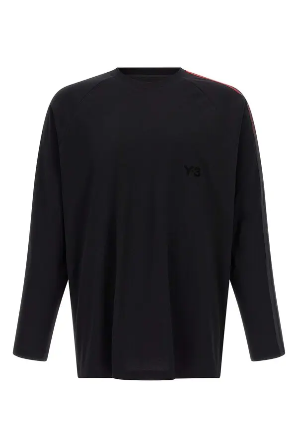 Y3 Oversized Gradient Stripes' T-shirt