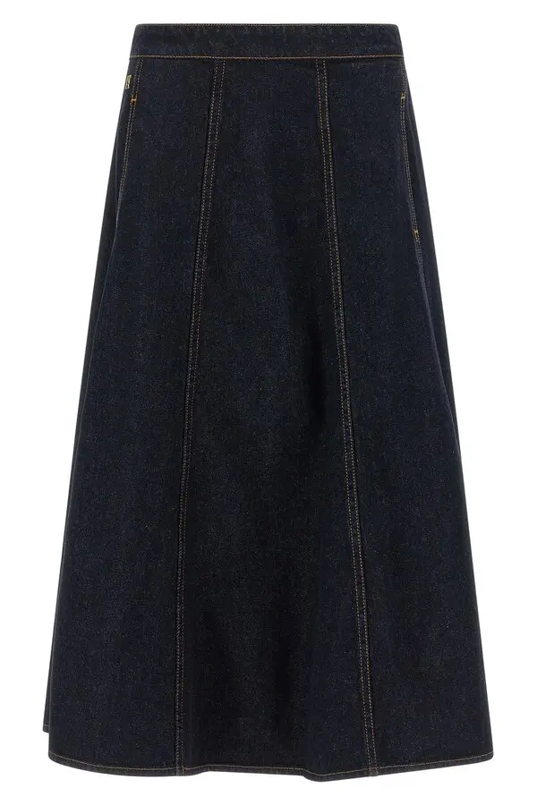 Alberta Ferretti Denim Skirt