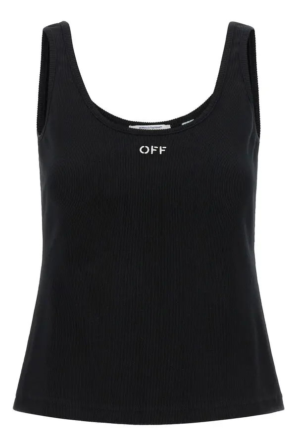 Off-White Off Stamp' Tank Top - Black