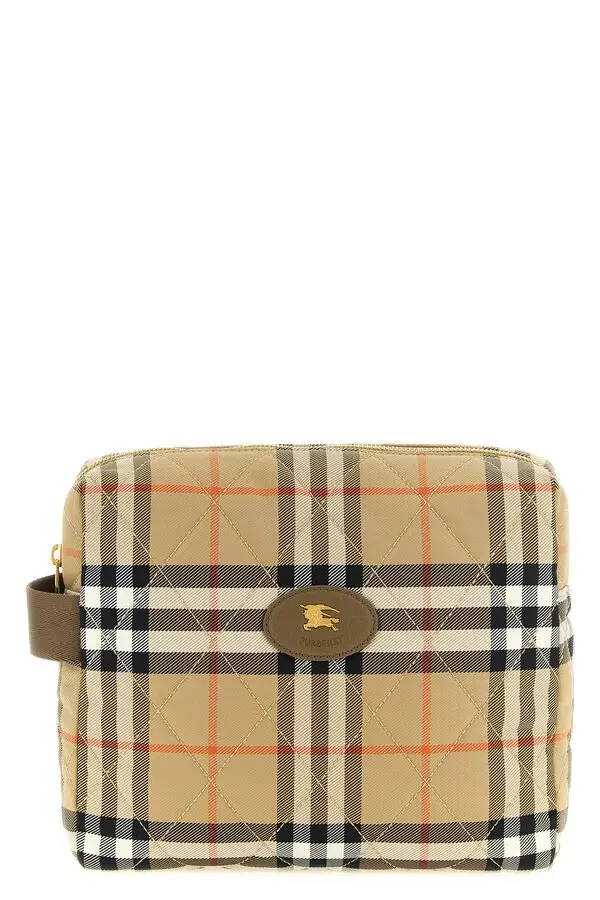 Burberry Cardiff Quilted Tech Fabric Beauty Case