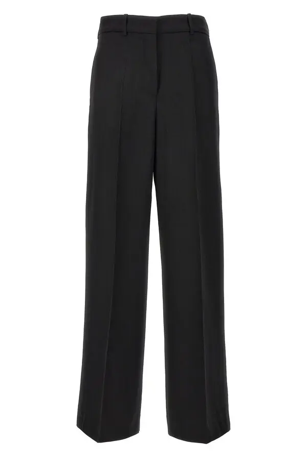 JIL SANDER Viscose And Silk Trousers