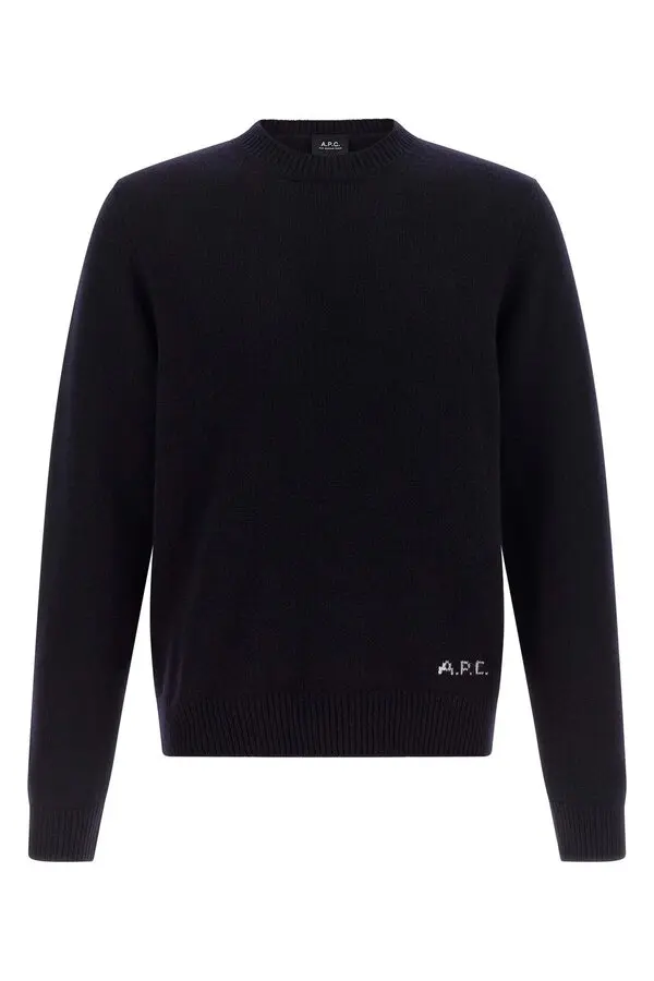 A.p.c. Edmond Wool Sweater - Blue