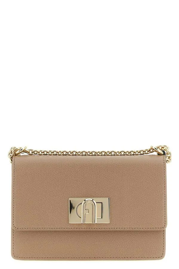 Furla 1927' Mini Crossbody Bag - Beige