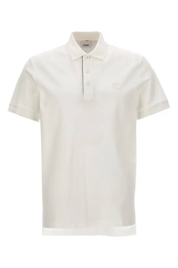 Burberry Eddie' Polo Shirt - White