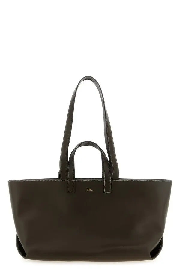 A.p.c. Le Drummer Large Shopping Bag - Brown