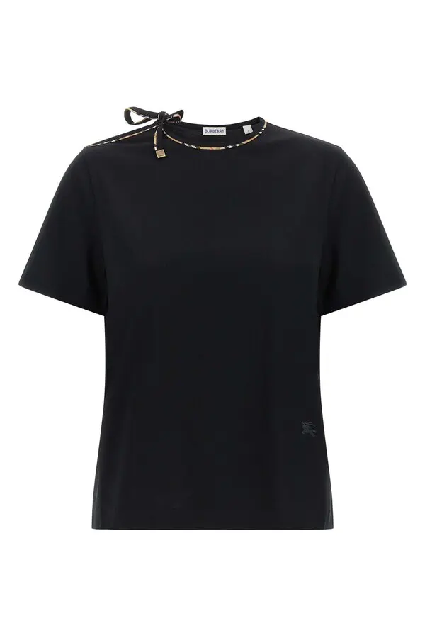 Burberry Frankie Bow' T-shirt - Black