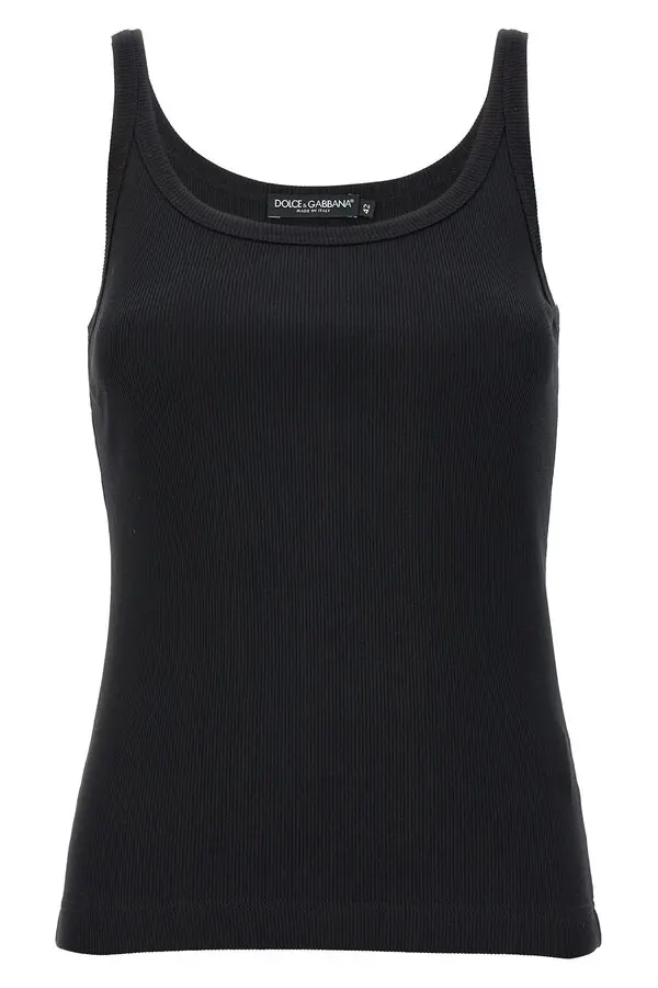 Dolce & Gabbana Ribbed Tank Top