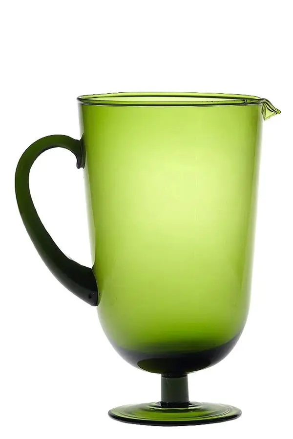 BITOSSI Blown Glass Jug - Green
