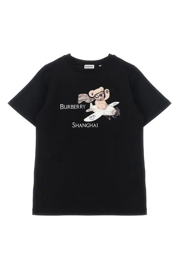 Burberry Cedar Shanghai' T-shirt - Black