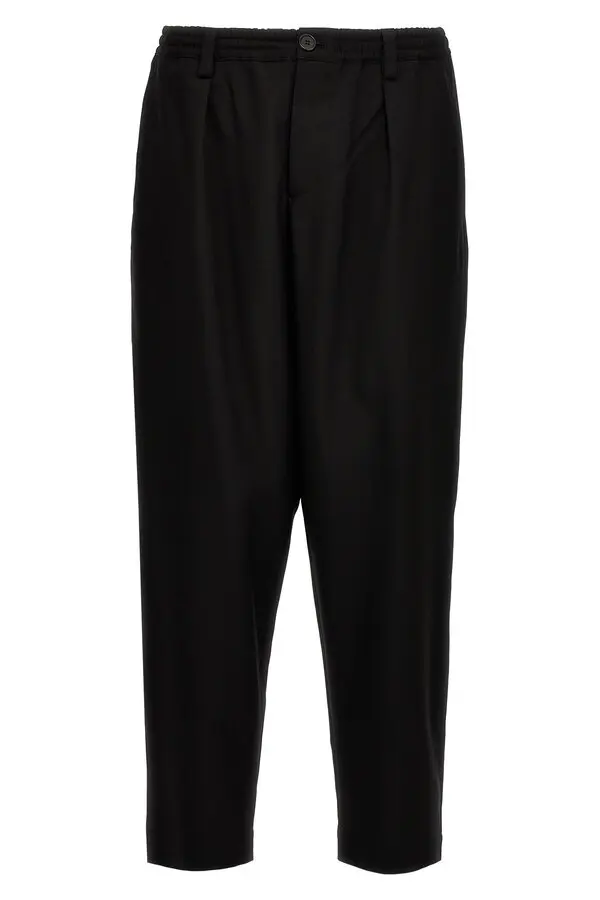Marni Tropical Wool Cropped Trousers