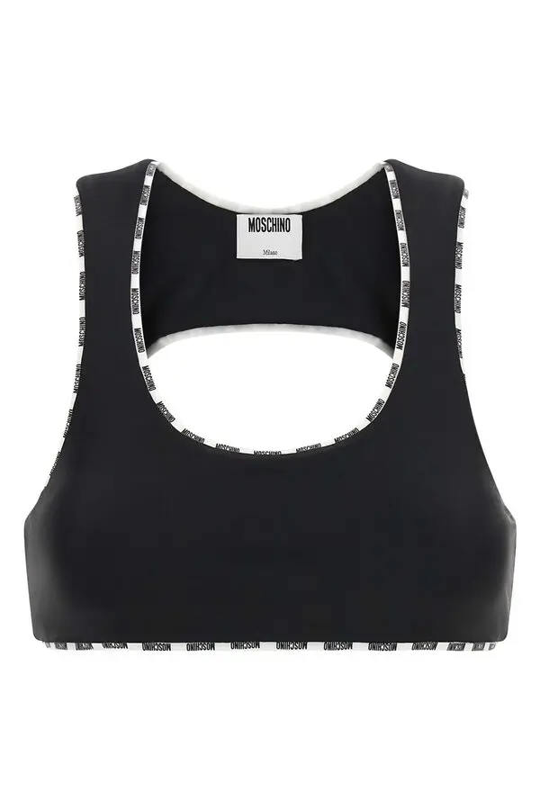 Moschino Sporty Top - White/black