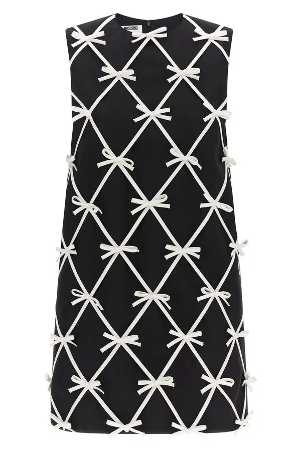 Moschino Virgin Wool Bow Dress