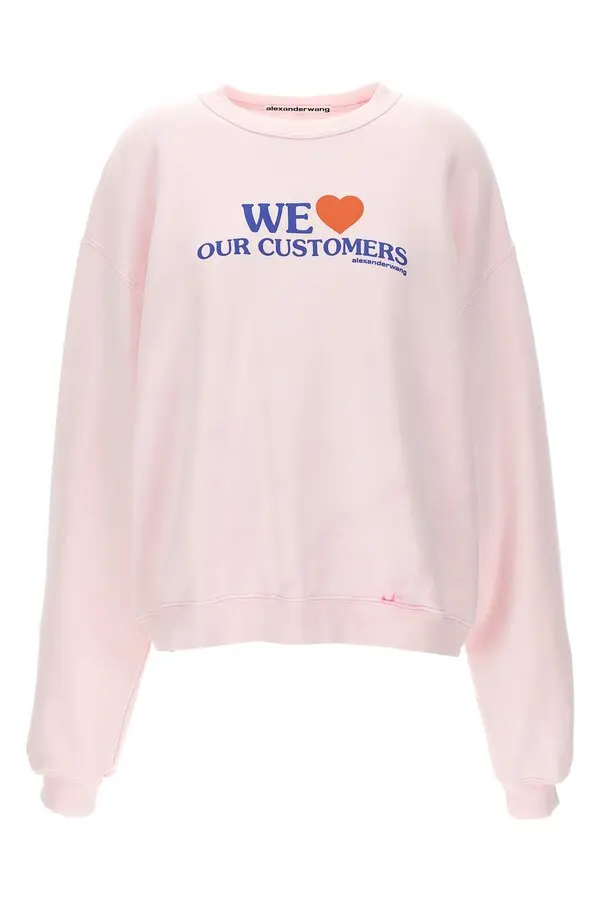 Alexander Wang We Love Our Customers' Sweatshirt