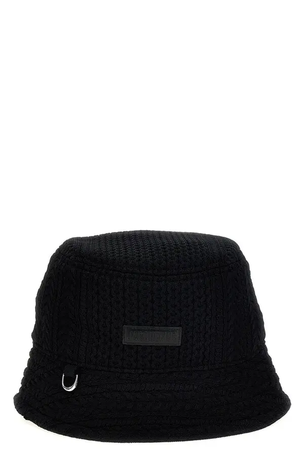 Jacquemus Le Bob Belo Bucket Hat - Black