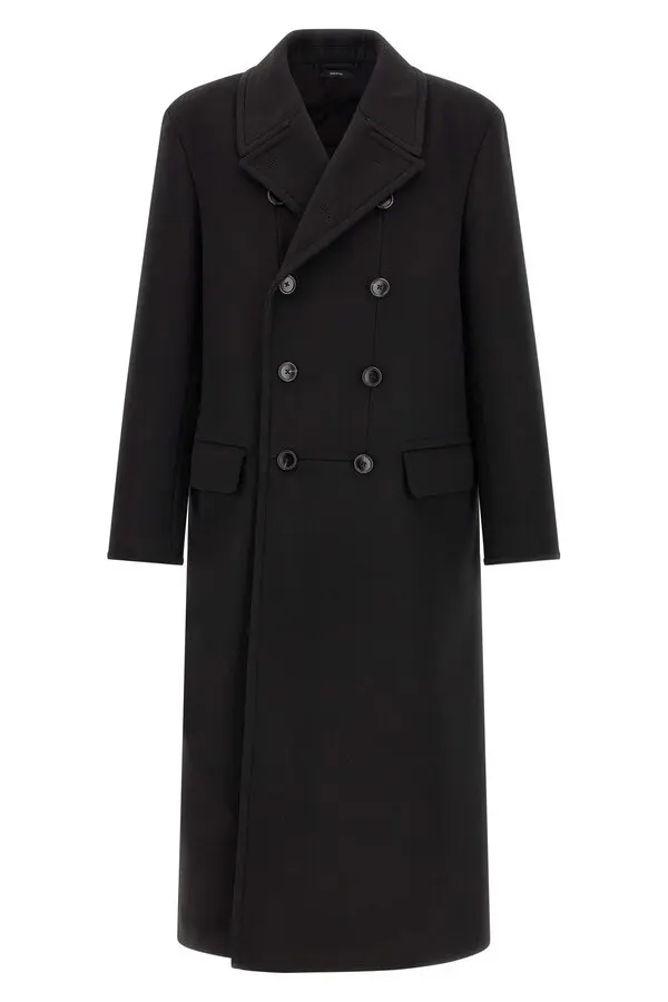 TOM FORD Luxury Melton Db Officer Coat