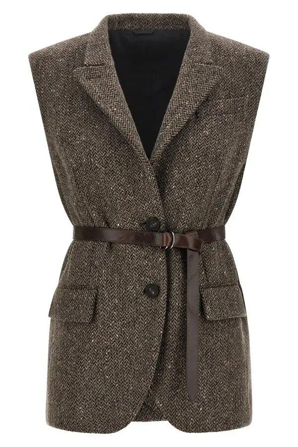 Brunello Cucinelli Mélange Wool Vest