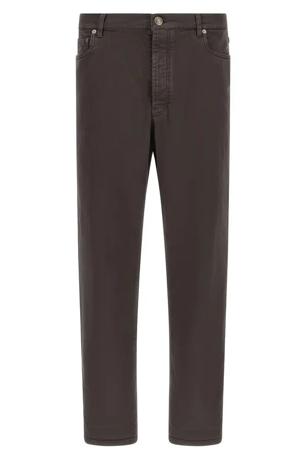 Brunello Cucinelli Garment-dyed Denim Jeans