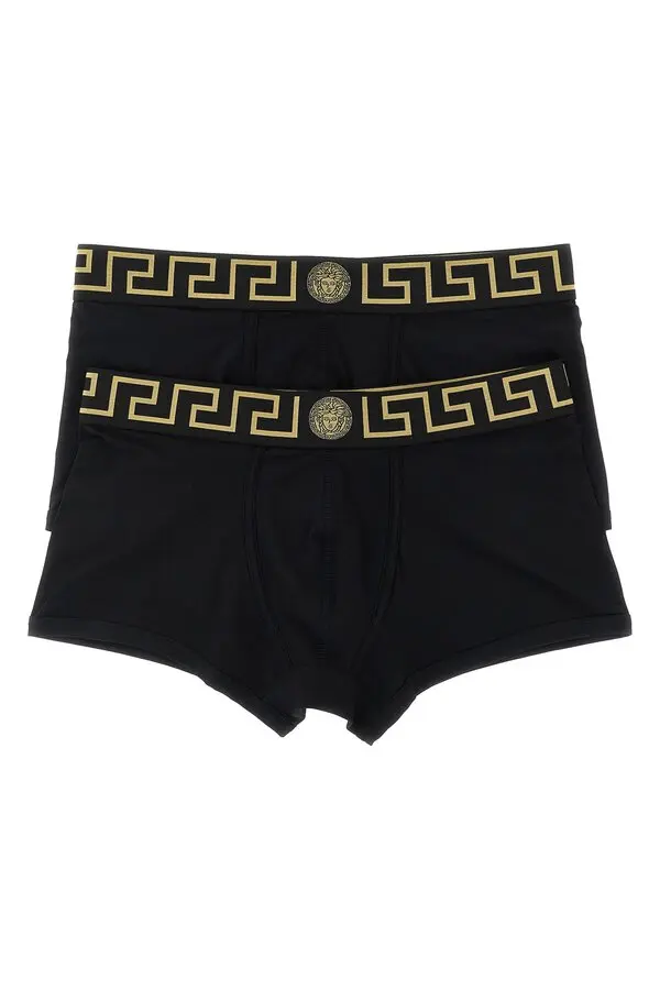 Versace 2-pack Boxer Trunk 'greca' Pattern