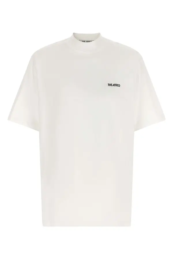 Attico Mock-neck T-shirt - White