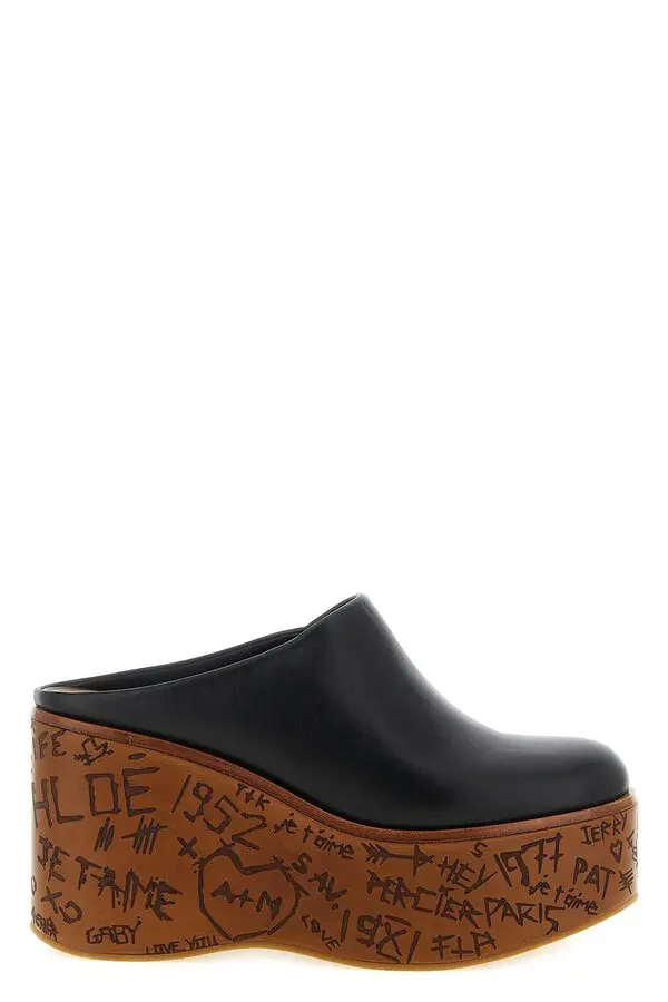 Chloé Maxime Wedge Sabot