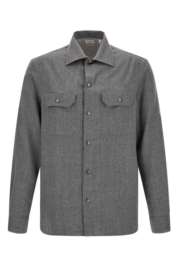 Brunello Cucinelli Flannel Overshirt