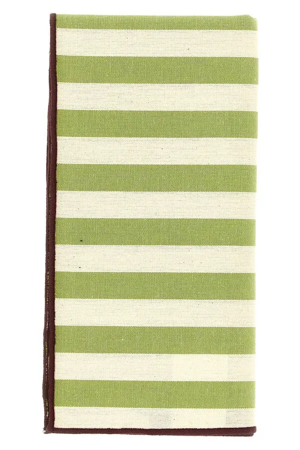 Borgo Delle Tovaglie Cotton Napkin With Contrast Finish