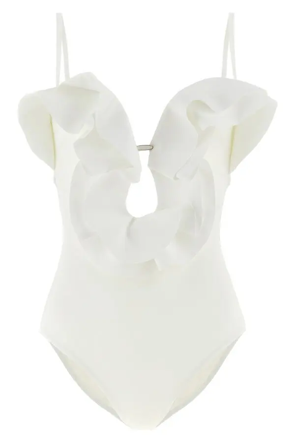 Zimmermann Solstice' One-piece Swimsuit - White