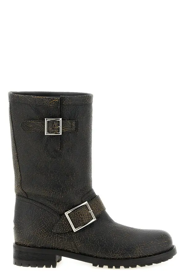 JIMMY CHOO Biker Mid Boots