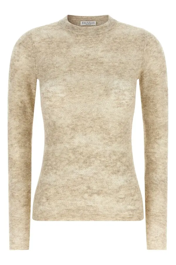 Brunello Cucinelli Flower Lace' Sweater