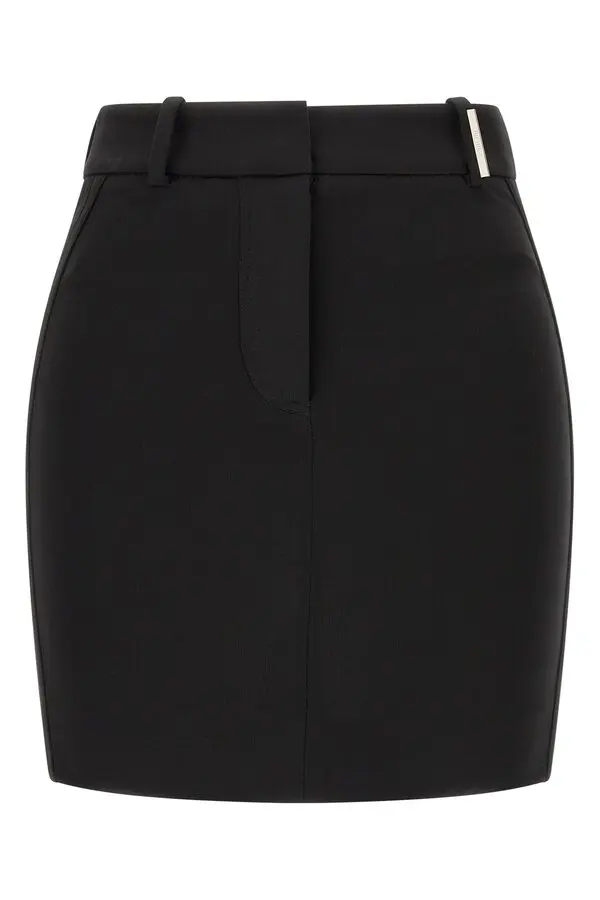 Attico Metal Plate Mini Skirt