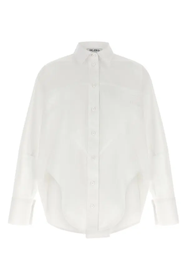 Attico Shaped Hem Shirt