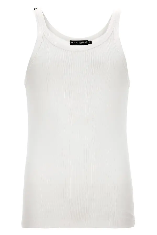 Dolce & Gabbana Ribbed Tank Top