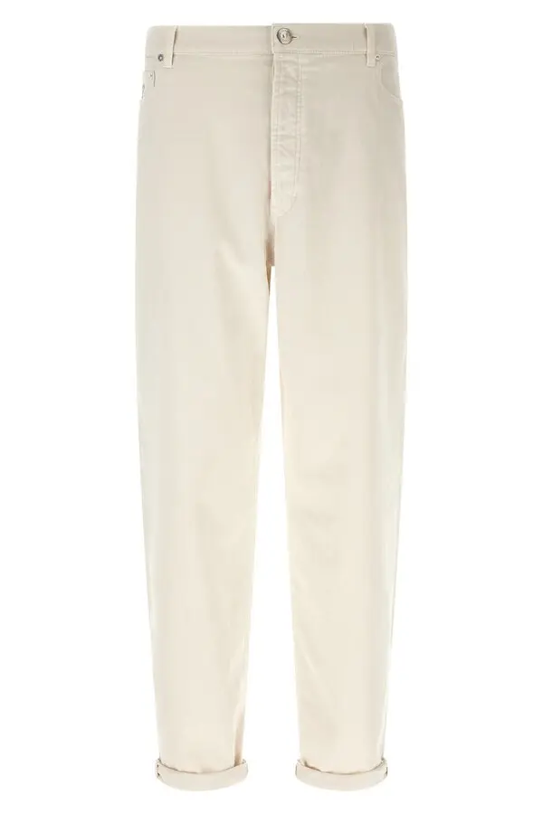 Brunello Cucinelli Garment-dyed Denim Jeans