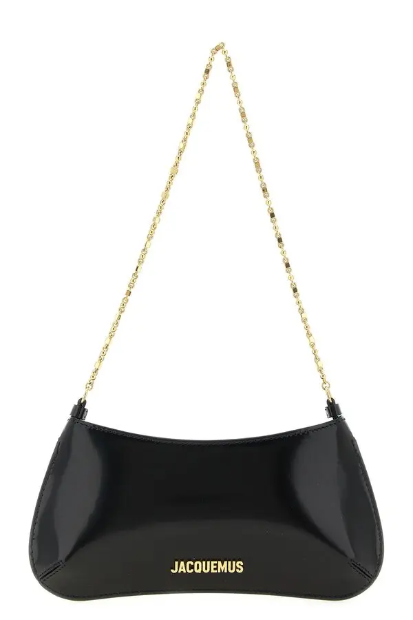 Jacquemus Le Petit Bisou Chaîne Shoulder Bag - Black
