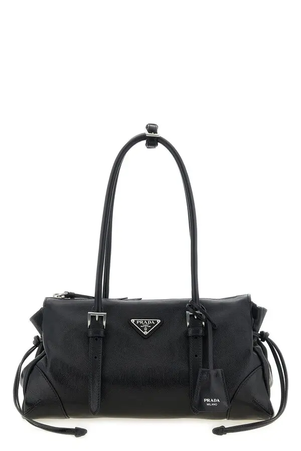 Prada Bonnie Shopping Bag - Black