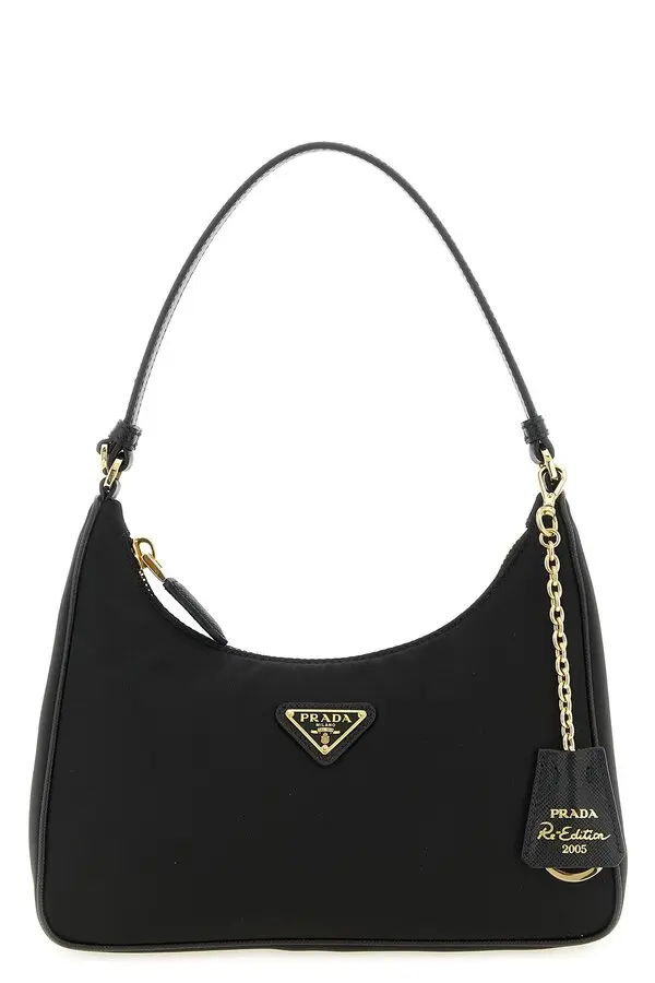 Prada Re-edition 2005' Mini Shoulder Bag - Black