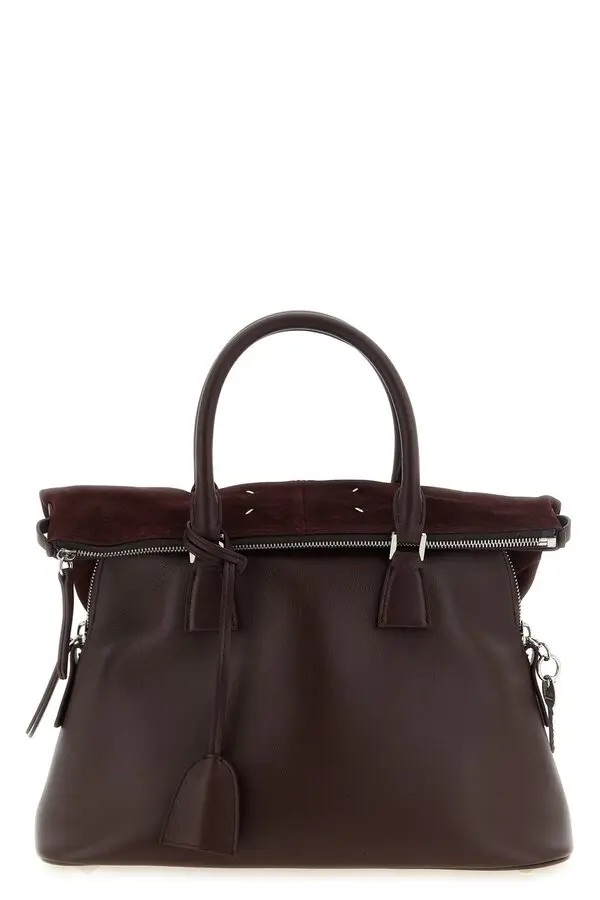 MAISON MARGIELA 5ac Soft Medium Shoulder Bag - Bordeaux