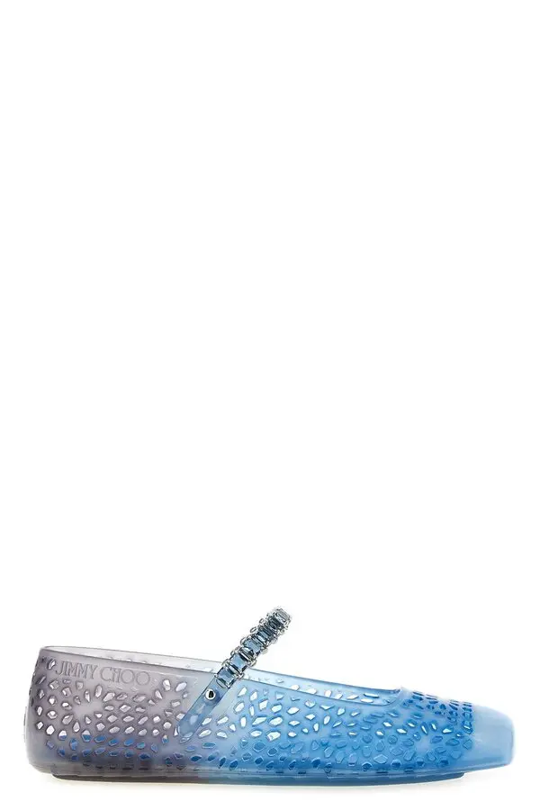 JIMMY CHOO The Jelly Ballet Flats - Blue