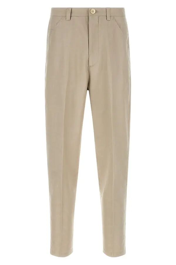 Brunello Cucinelli Panama Trousers - Brown